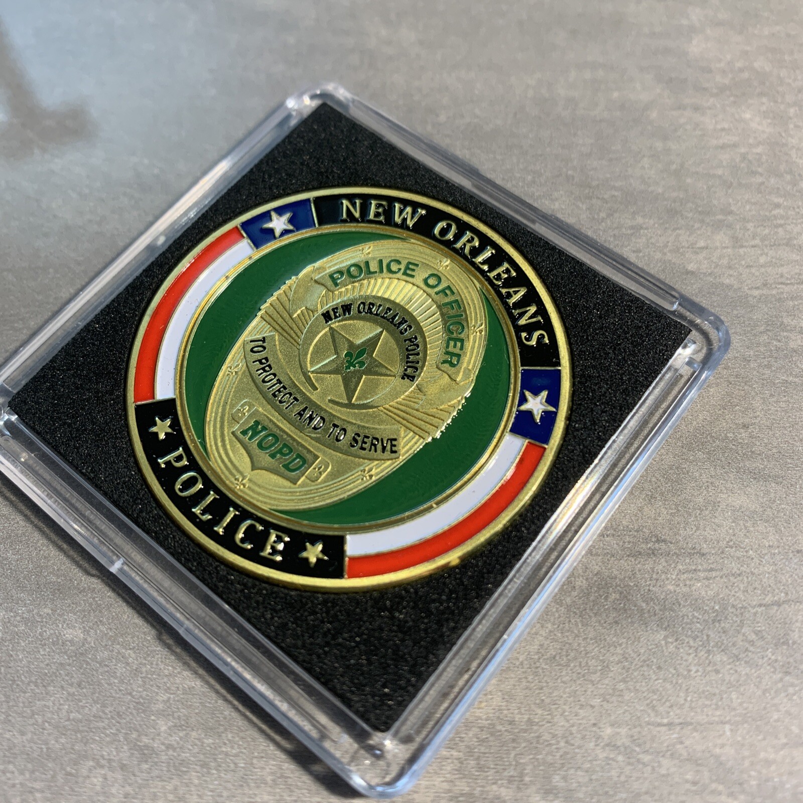 New Orleans Police Department NOPD Shield St. Michael Challenge Coin ...