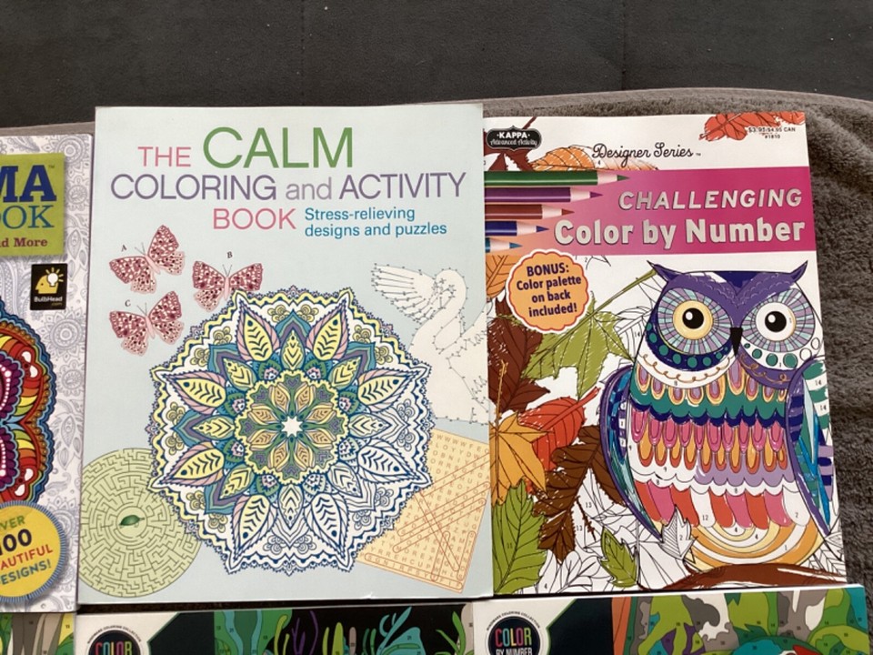 Lot of 8: Colortastic/ Colorama (with Pencils) & Color By Number ...
