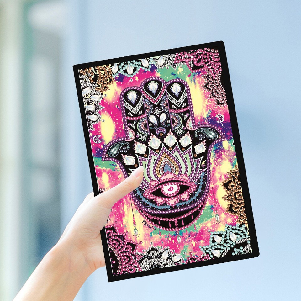 Mandala Special Shaped A5 Diamond Painting Diary Book Crystal Notepad ...