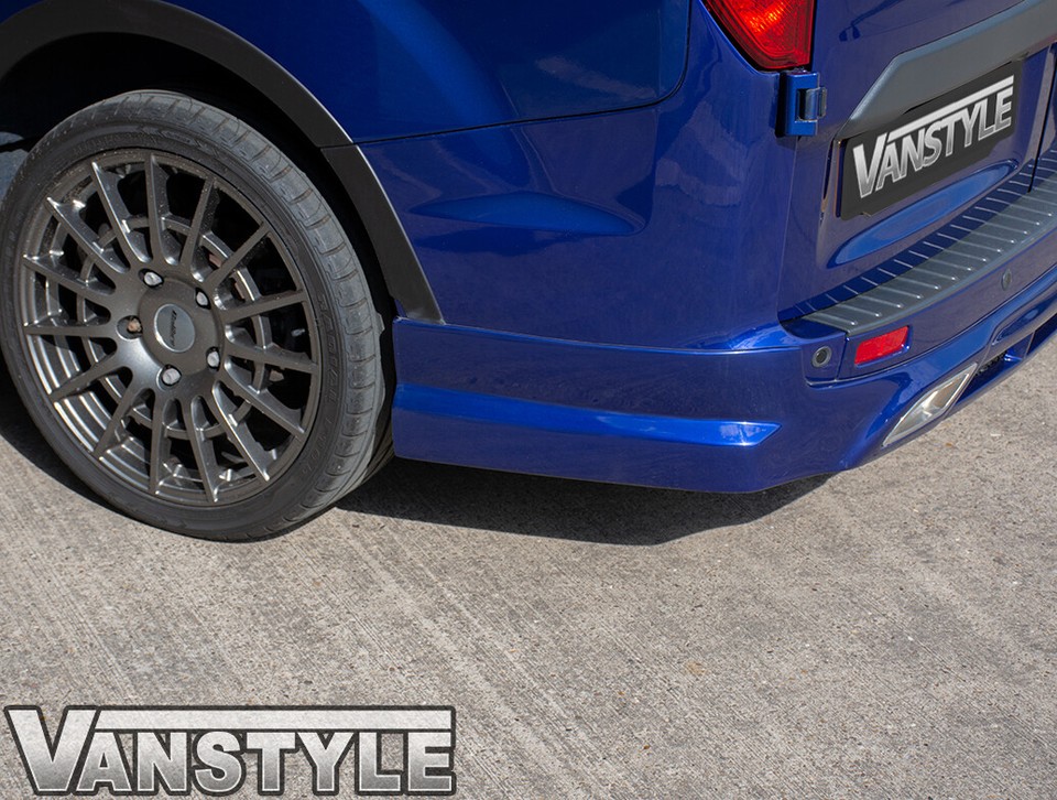 FORD TRANSIT CUSTOM 18-23 REAR BUMPER SKIRT SPOILER VALANCE SPLITTER ...