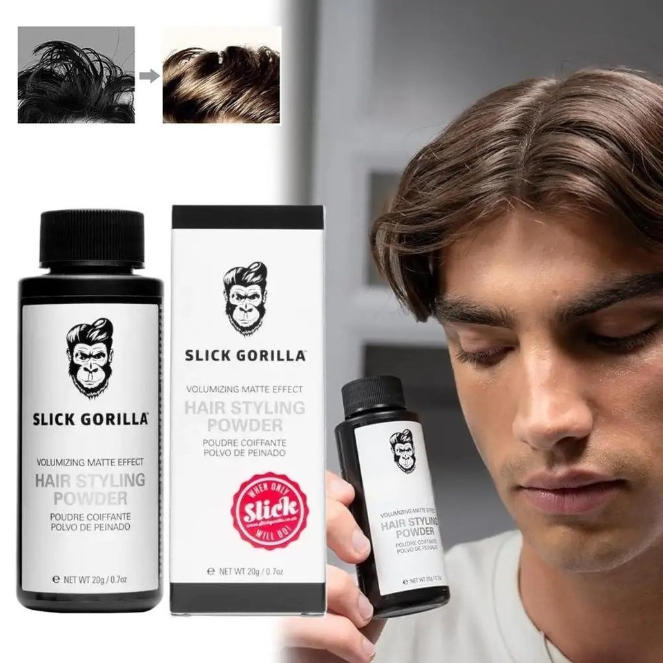 Slick Gorilla Hair Styling Powder 20g – Matte Finish, Volume & Strong ...