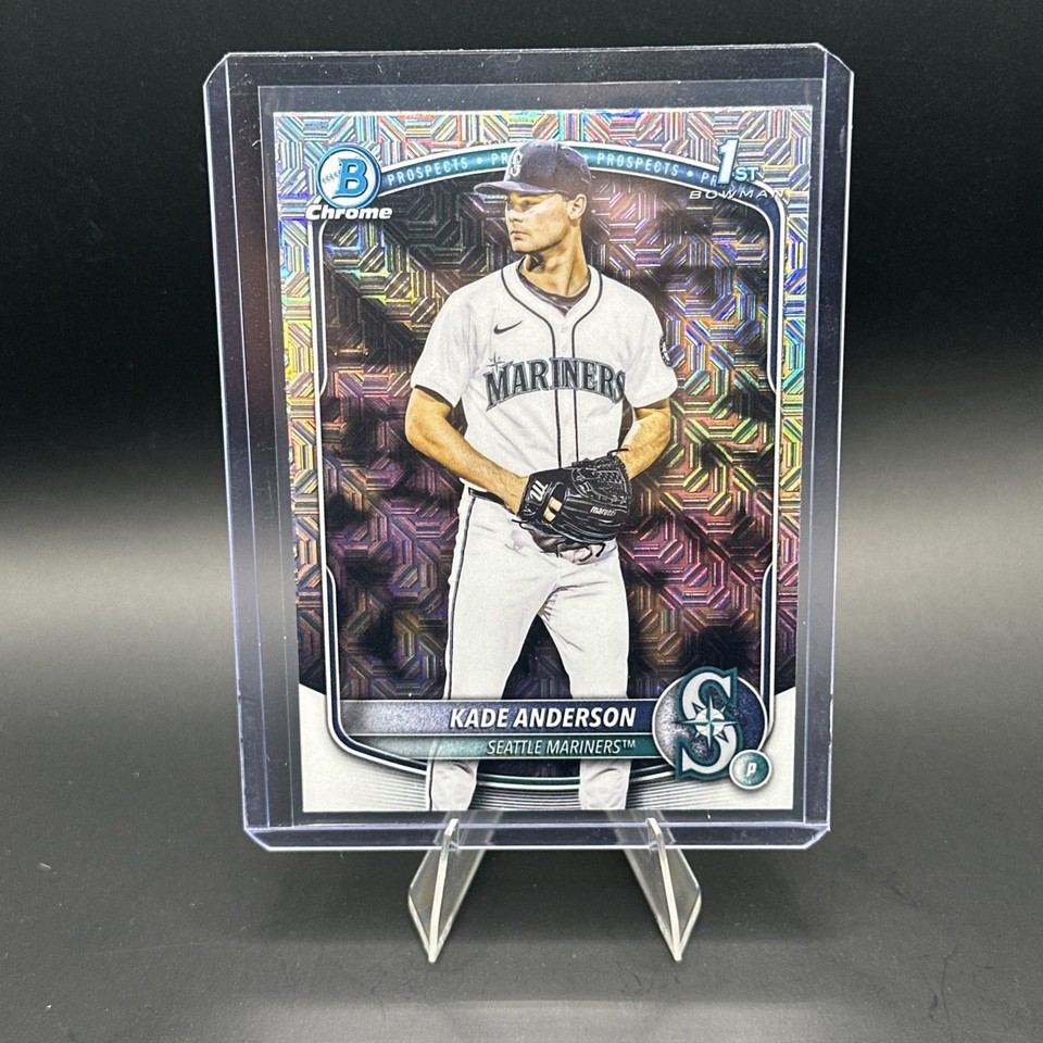Kade Anderson - Mariners - 3-Card Lot - Bowman 1st- Insert & MOJO ...