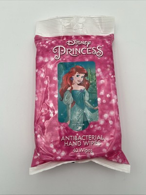 Disney Princess Little Mermaid Antibacterial Hand Wipes 40ct | eBay
