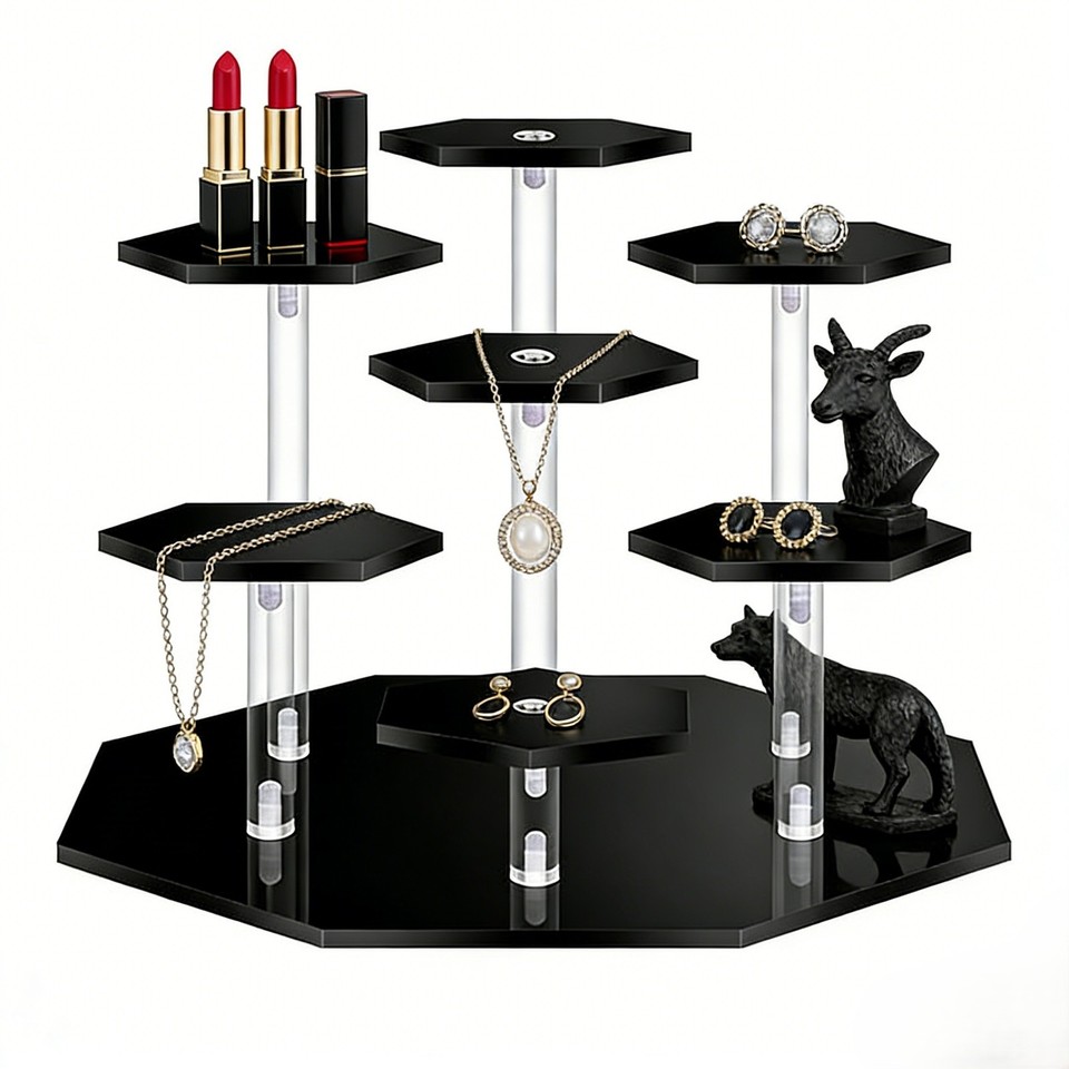 Acrylic 7 Tier Display Stand Fits For Desserts Blind Boxes Cakes ...