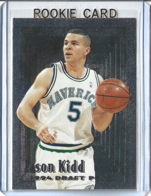 Jason Kidd - 1995 Topps #102 - 1994 Draft Pick Rookie Card - Dallas ...