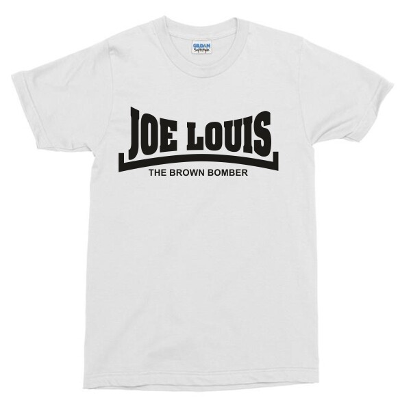 Joe Louis T-Shirt - "The Brown Bomber" Retro, Boxing, Various Colours ...