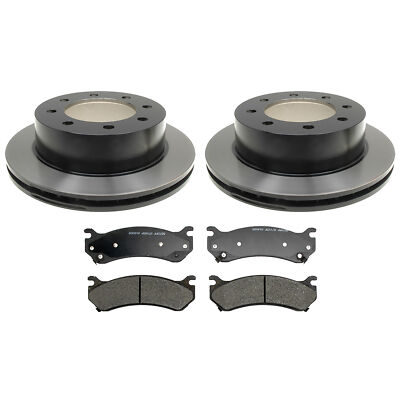 ACDelco Gold Rear Brake Kit 330mm Disc Rotors Pads For Silverado Sierra ...