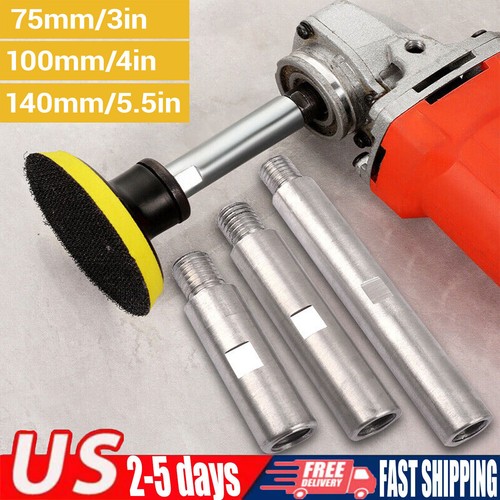 3X Angle Grinder Extension Connecting Rod 80mm M10 Thread Shaft ...