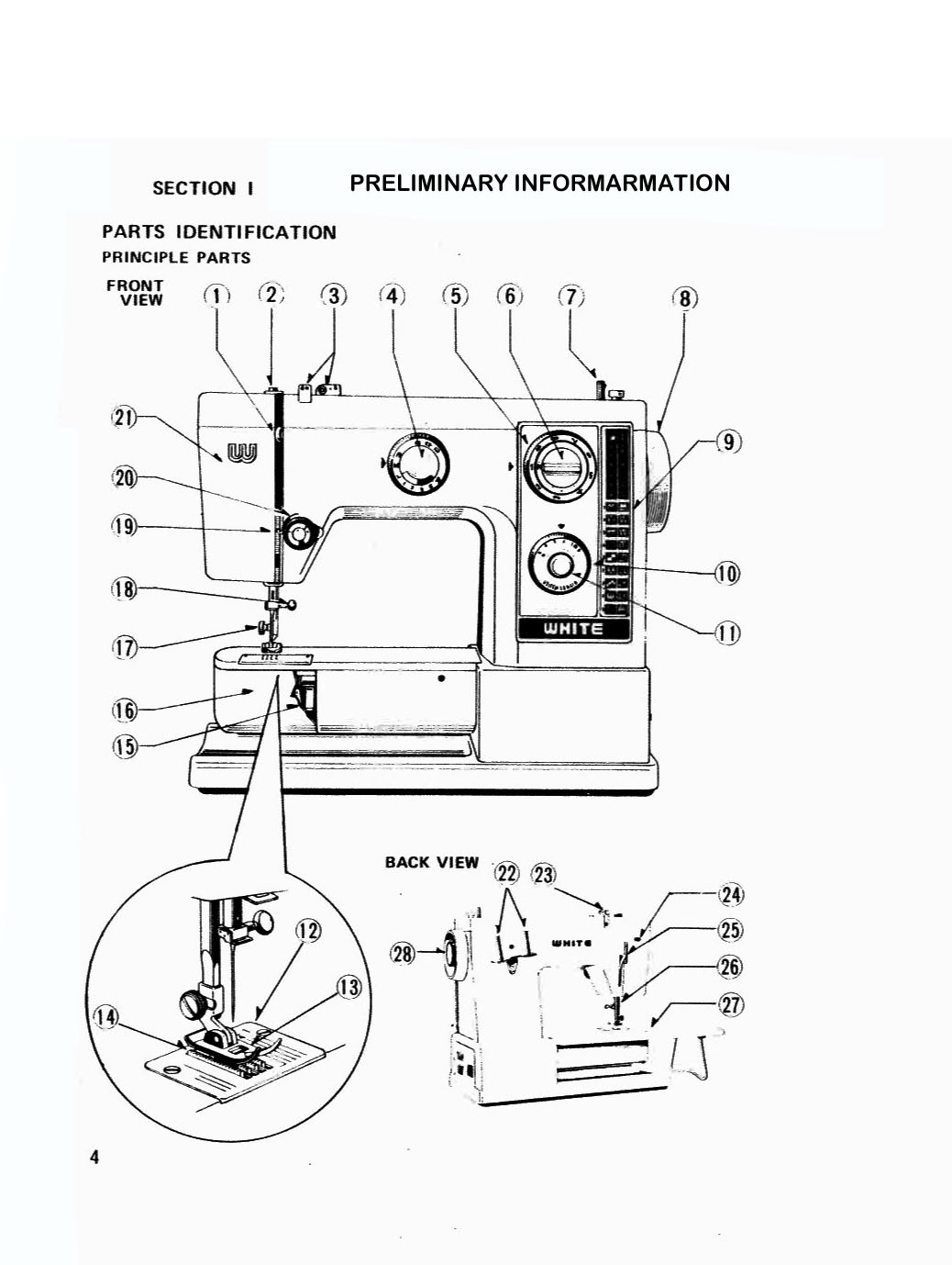 CD * WHITE 505 Sewing Machine INSTRUCTION Book / OPERATING MANUAL, PDF ...