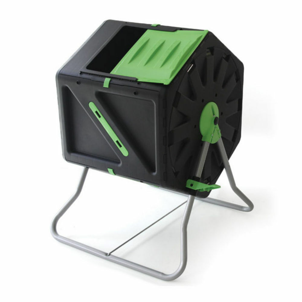 Tumbling Composter 105Ltr Rotating Garden kitchen Waste Compost Bin ...