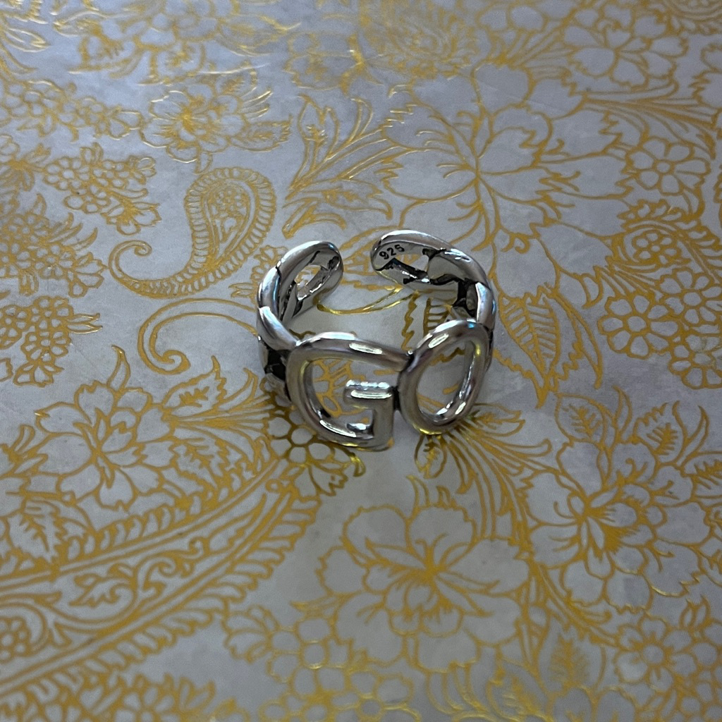 The GO Ring statement retro adjustable 925 silver | eBay