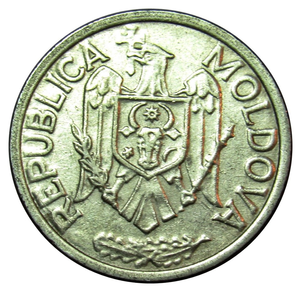 Moldova 1 Leu 1992 coin Km#5 First Moldova Leu coin (a4) | eBay