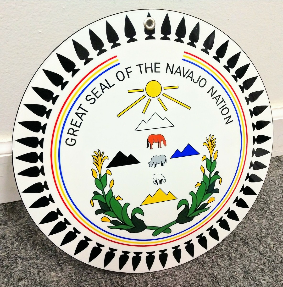 Navajo Tribe Symbols Navajo Nation Flag | The Navajo Nation Flag,