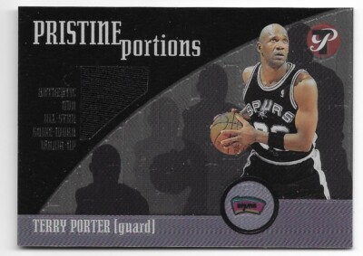 Terry Porter 2001-02 Topps Pristine Pristine Portions All Star Relic # ...