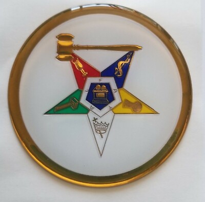 Decal Past Matron Order of Eastern Star USA made Round Vinyl | eBay