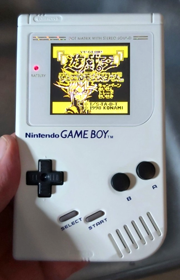 Nintendo Game Boy Original DMG V5 PRO IPS Backlit Backlight White Shell ...