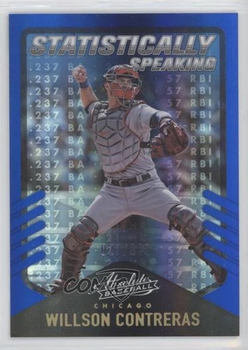 2022 Panini Absolute Statistically Speaking Spectrum Blue /149 Willson ...