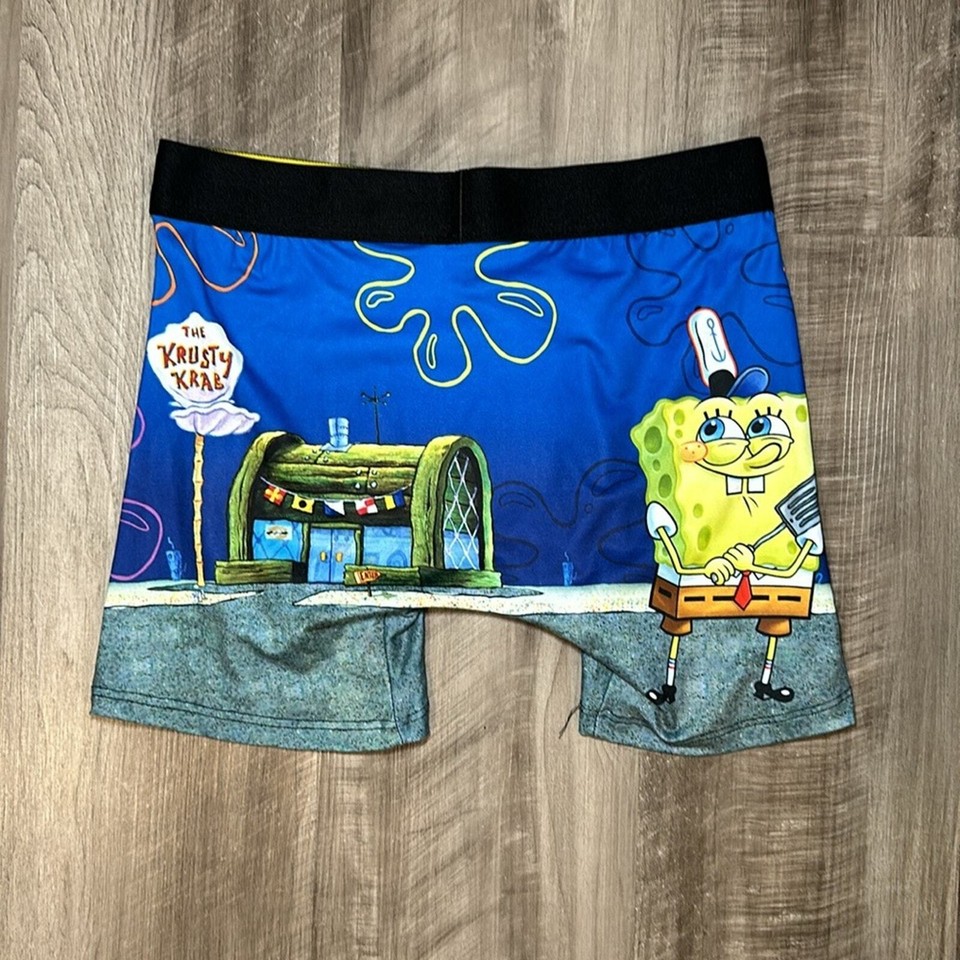 SpongeBob SquarePants Krusty Krab Boxer Brief - Small | eBay