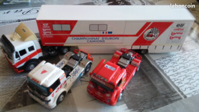 ELIGOR Camion team compétition truck racing model réduit + 2 truck ...