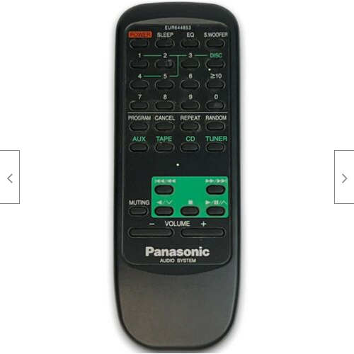 Panasonic EUR644853 ORIGINAL Mini Audio System Remote Control FOR SC ...