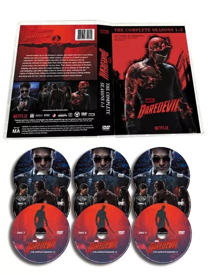 The Daredevil : The Complete TV Series Season 1-3 (DVD 9-Disc Box Set ...