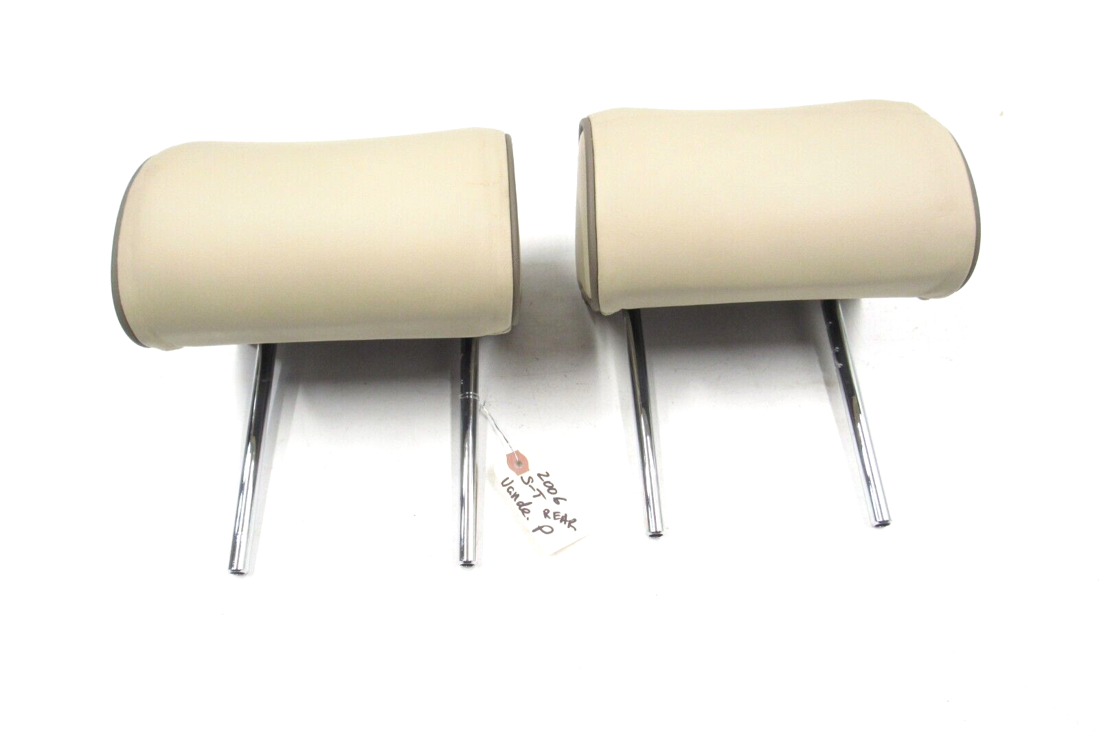 2006-2008 JAGUAR S-TYPE REAR LEFT & RIGHT SIDE SEAT HEADREST SET =-TRIM ...