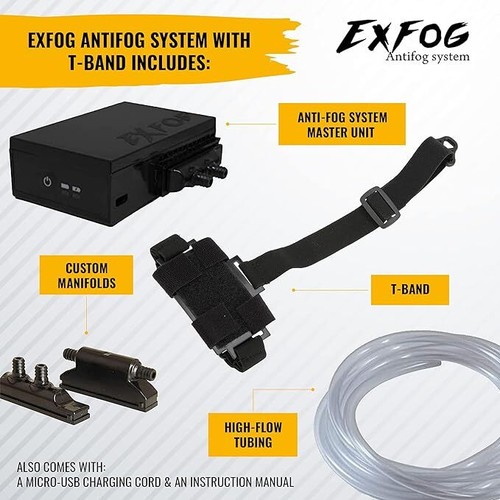 ExFog Anti Fog Kit with T-Band - Lightweight Airsoft Sports ...