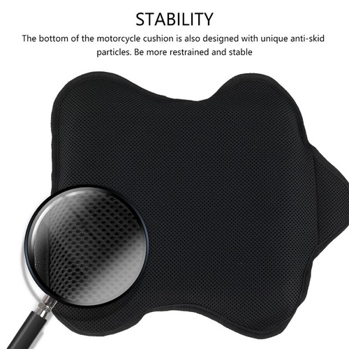 3 Layer Pressure Relief Protection Motorcycle Comfort Gel Seat Cushion ...