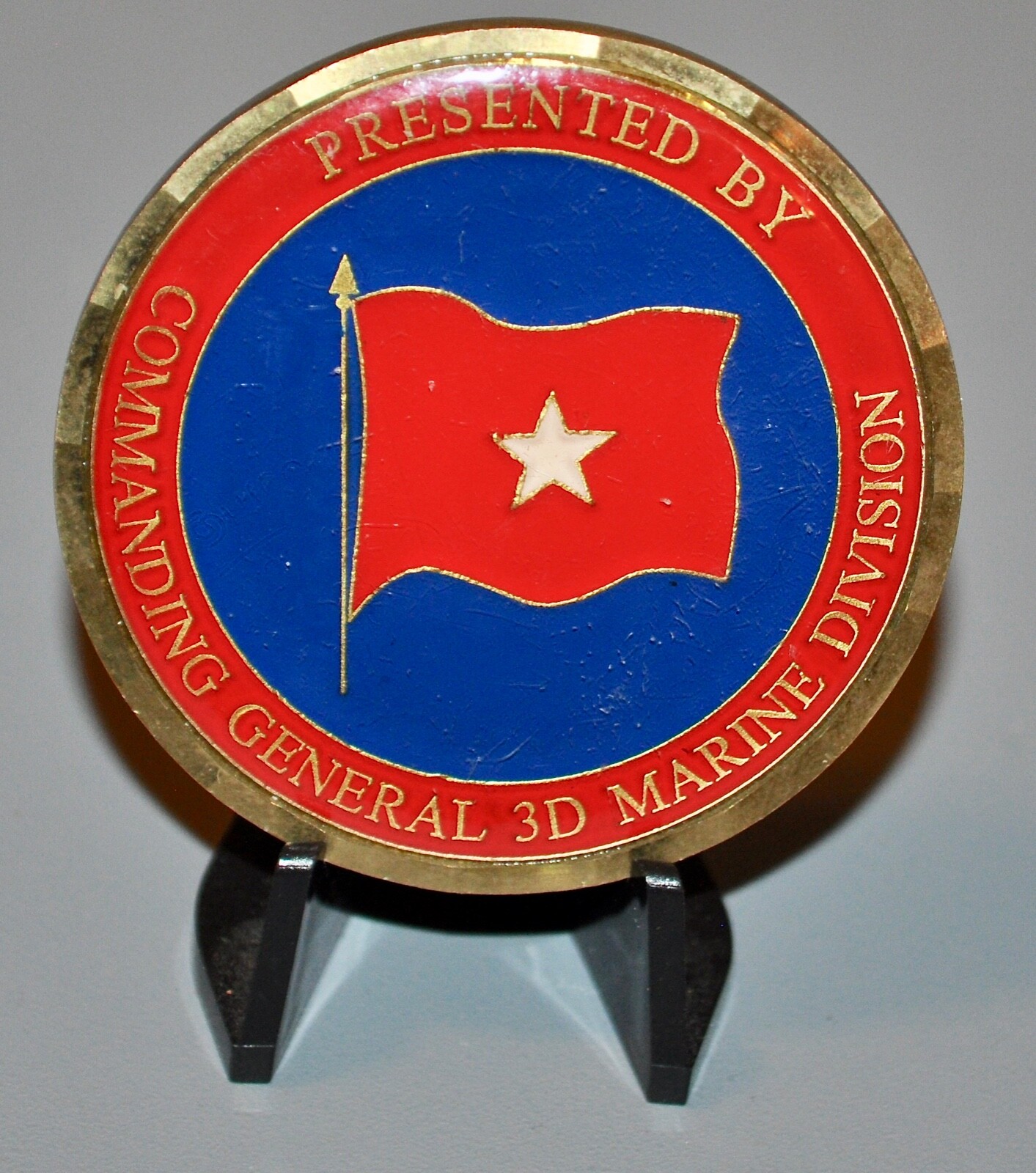 USMC Marine Corps 3rd Marine Division Commander 3 MARDIV Challenge Coin ...