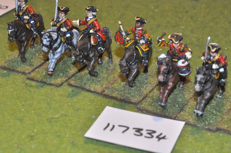 28mm 7YW / british - 4th dragoons 8 figs - (117334) | eBay UK