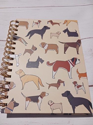 ~NEW Flomo Hardcover Notebook/Journal~CUTE DOGS/PUPPIES~240 Lined Pages ...