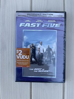 Fast Five DVD Video Universal Extended & Theatrical Editions + Bonus ...