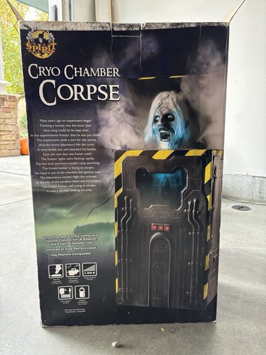 Spirit Halloween 2017 Cryo Chamber Corpse In Box | eBay
