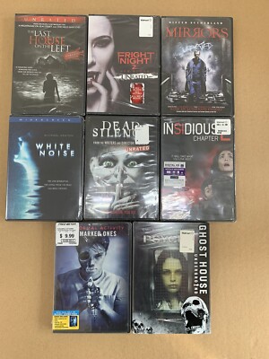 8 Horror Scary Moive DVD Lot (Insidious, White Noise, Mirrors ...