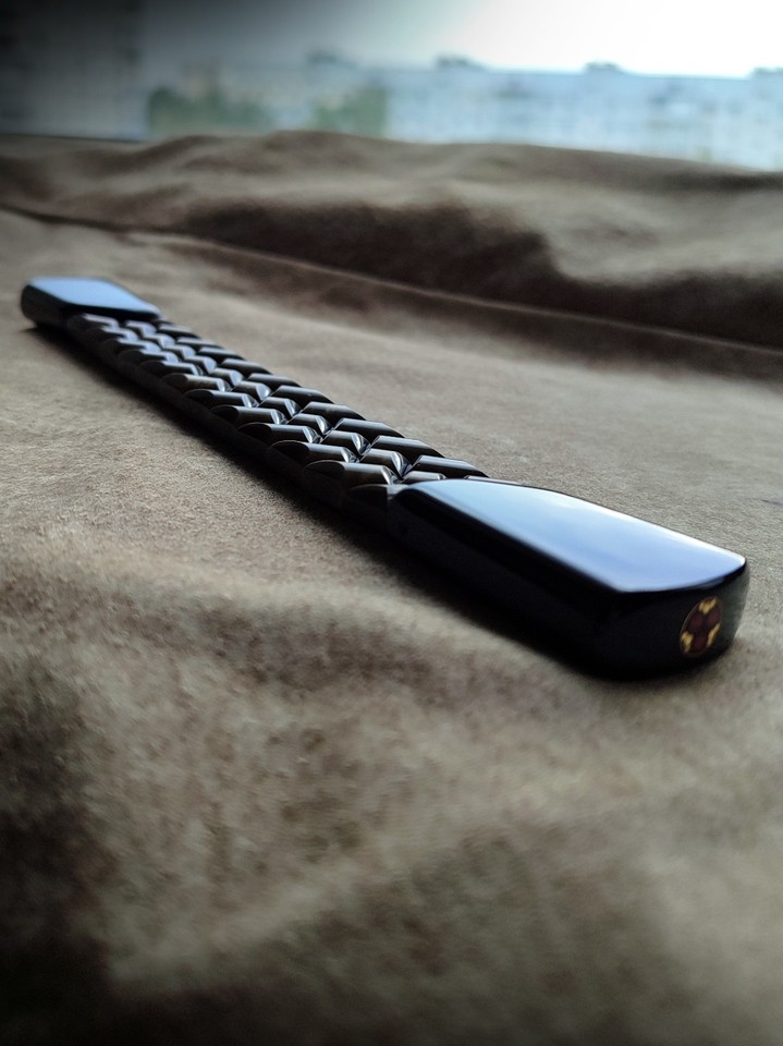 NEW Brass Pins Premium MASSIVE Flip Rosary "Pogon" Handcraft Ebonite ...