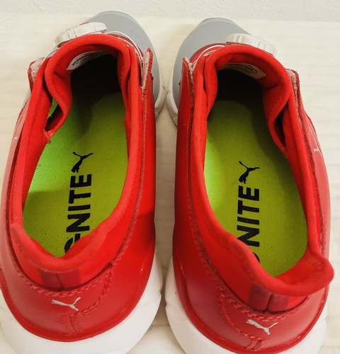 Puma Ignite Red and Gray Men’s Spikeless Golf Shoes 189928 Size 8 BOA ...