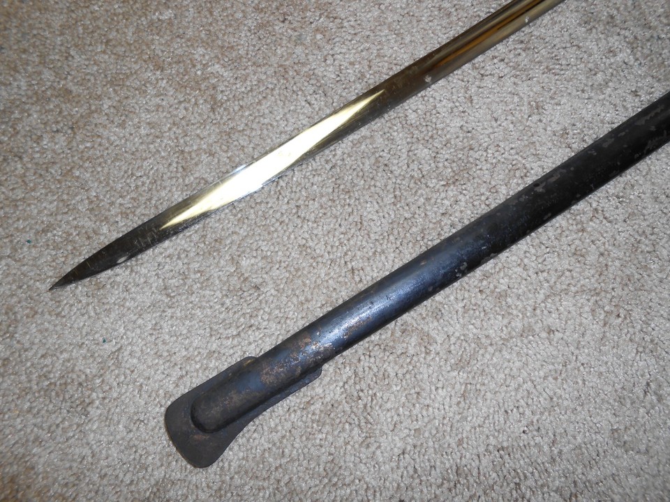 WW1 German Sword, Regimental, Lion Head Ruby Eye, Elsässisches Train ...