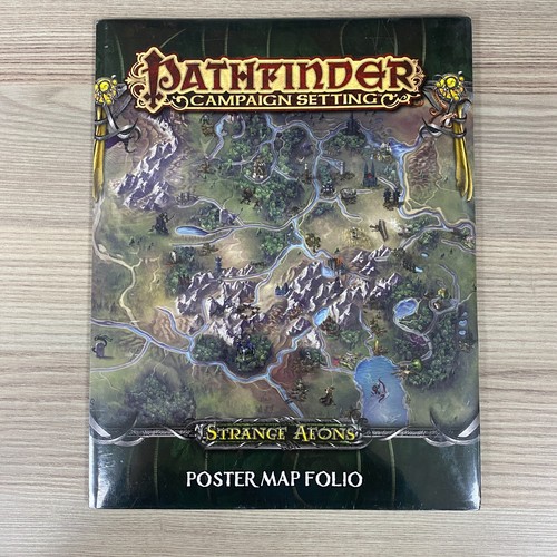 PATHFINDER CAMPAIGN SETTING STRANGE AEONS POSTER MAP FOLIO RPG ROLEPLAY ...