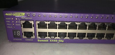 Extreme Networks Summit X440-48p 48-Port POE Switch 16506 | eBay