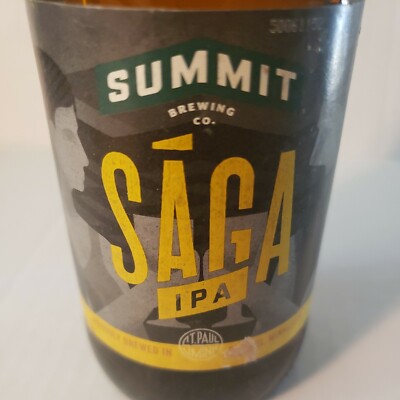 Summit Brewing Co. SAGA IPA beer Bottle (empty) | eBay