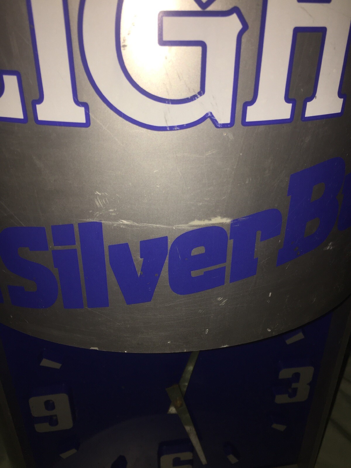 Unique Vintage Coors Light Silver Bullet Can Clock 2’ tall 1’ Wide | eBay