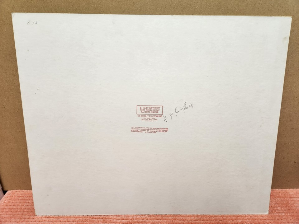 The Brearley Collection Lou Gehrig & Joe DiMaggio 1978 Copyright 20" x ...