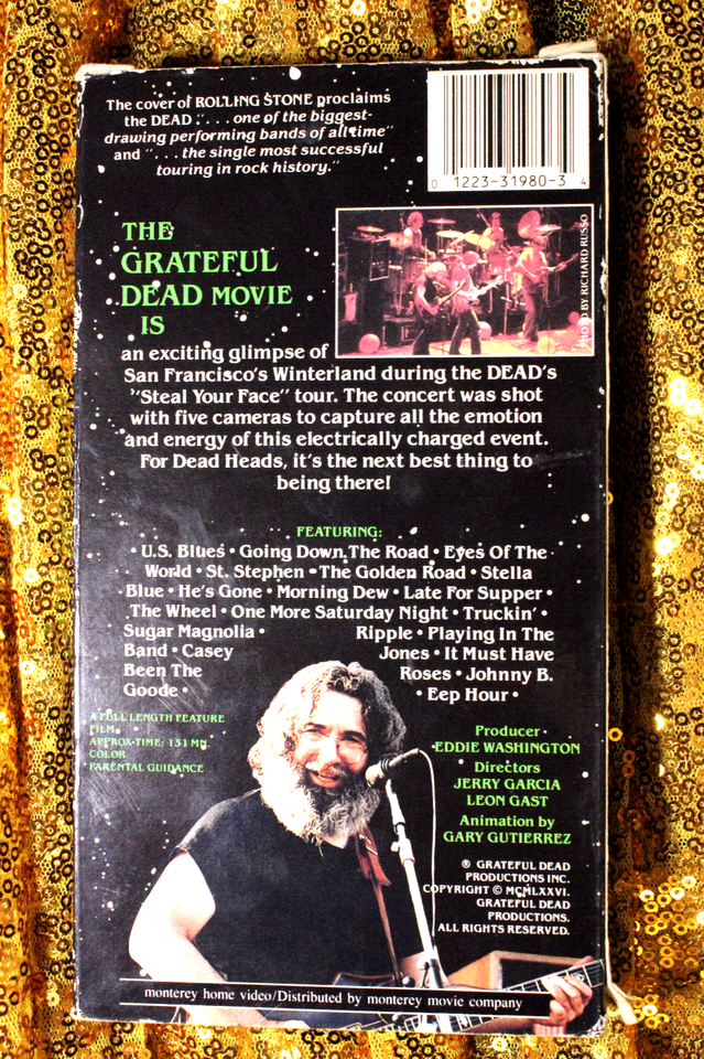 The Grateful Dead Movie VHS DeadHead Hippie Psychedelic Cult D2 | eBay