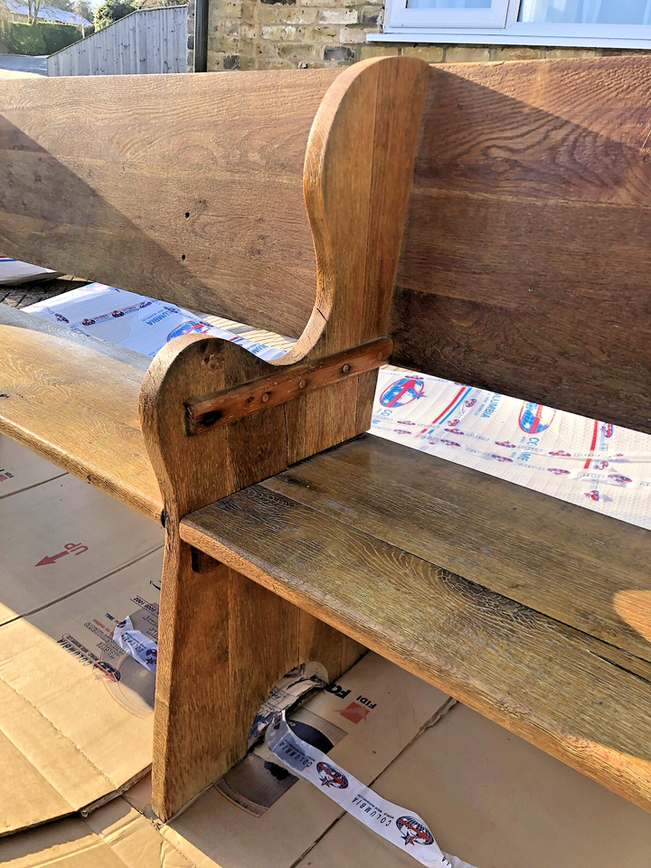 Long and Large Church Pew Bench | eBay UK