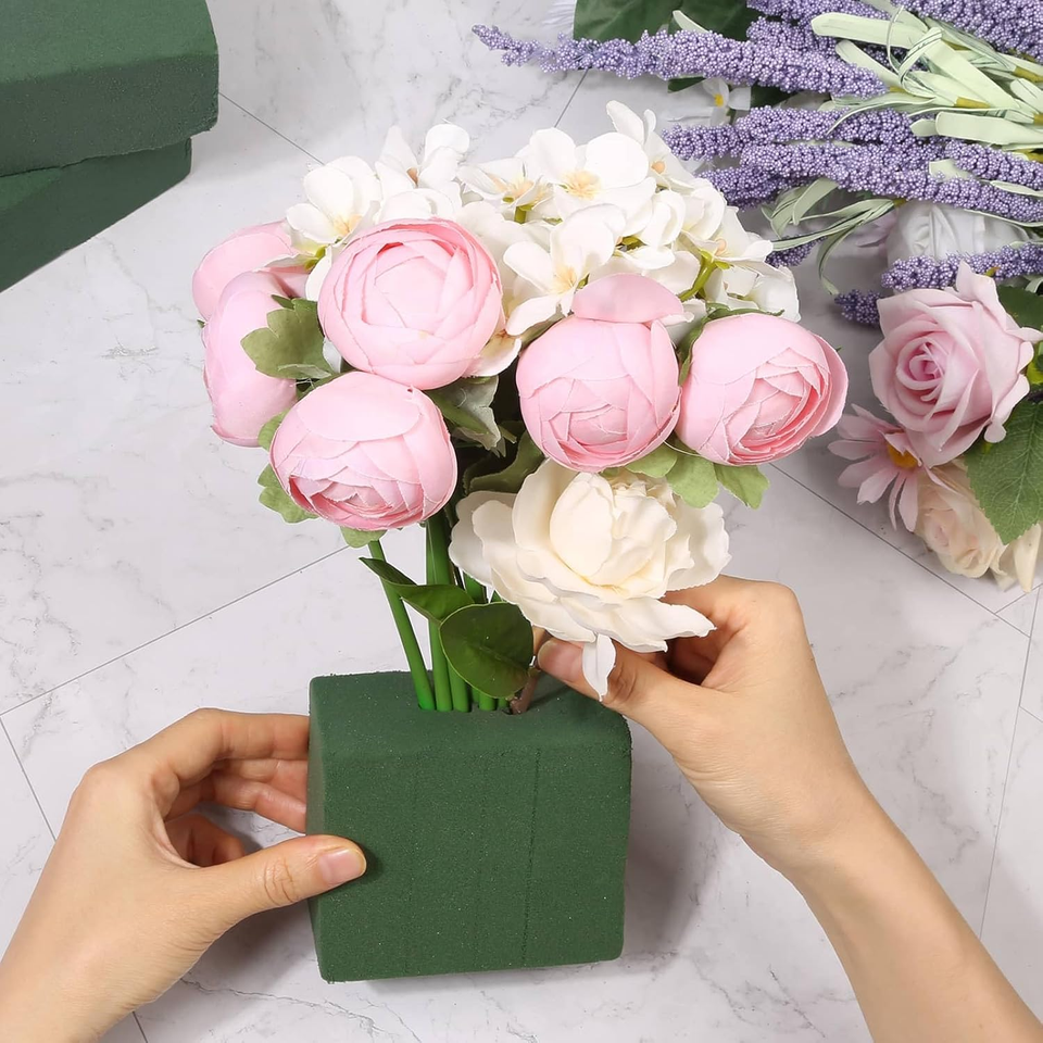 8 Pcs Floral Foam Blocks for Flower Arrangement (7.8” L X 3.5” W X 2.4 ...
