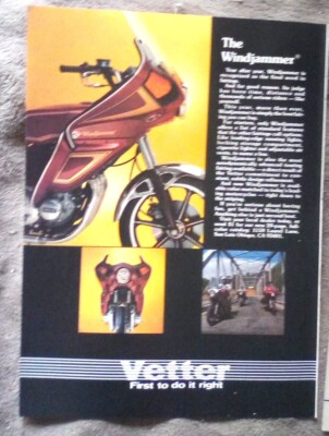 1979 Vetter Windjammer Motorcycle Fairings - Print Ad | eBay