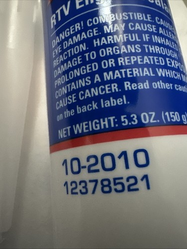 1 Genuine ACDelco RTV Engine Sealant 10-2010~5.3 OZ~GM Part 12378521 ...