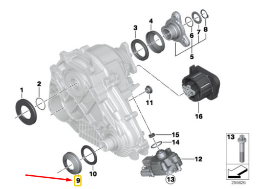 NEW BMW X3 F25 TRANSFER CASE DUST COVER PLATE 7623529 27107623529 ...