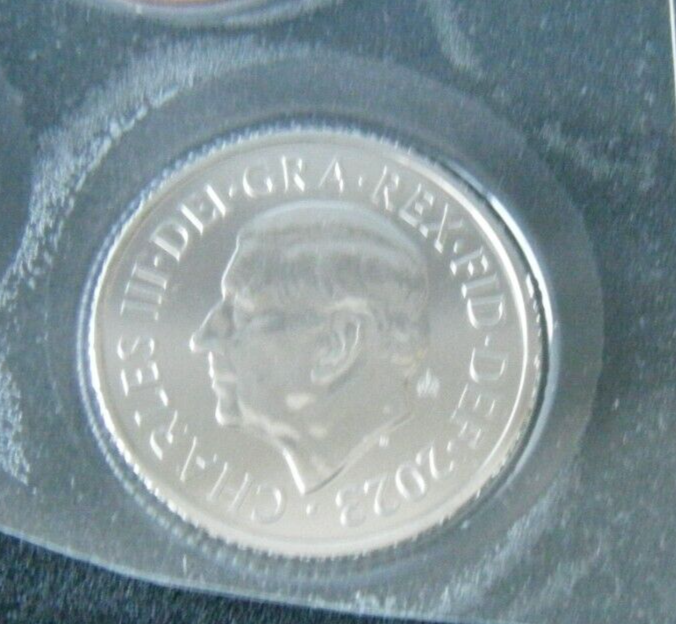 2023 Royal Mint Definitive BUNC 5 Coin Set From 1p to 20p with Crown ...