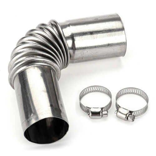 25mm Exhaust Pipe Tube Elbow Connector Stainless steel For Car Diesel ...
